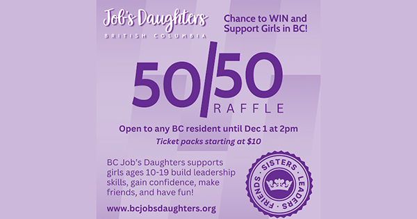 Order tickets for the Fall 50/50 Raffle Supporting the Job’s Daughters ...